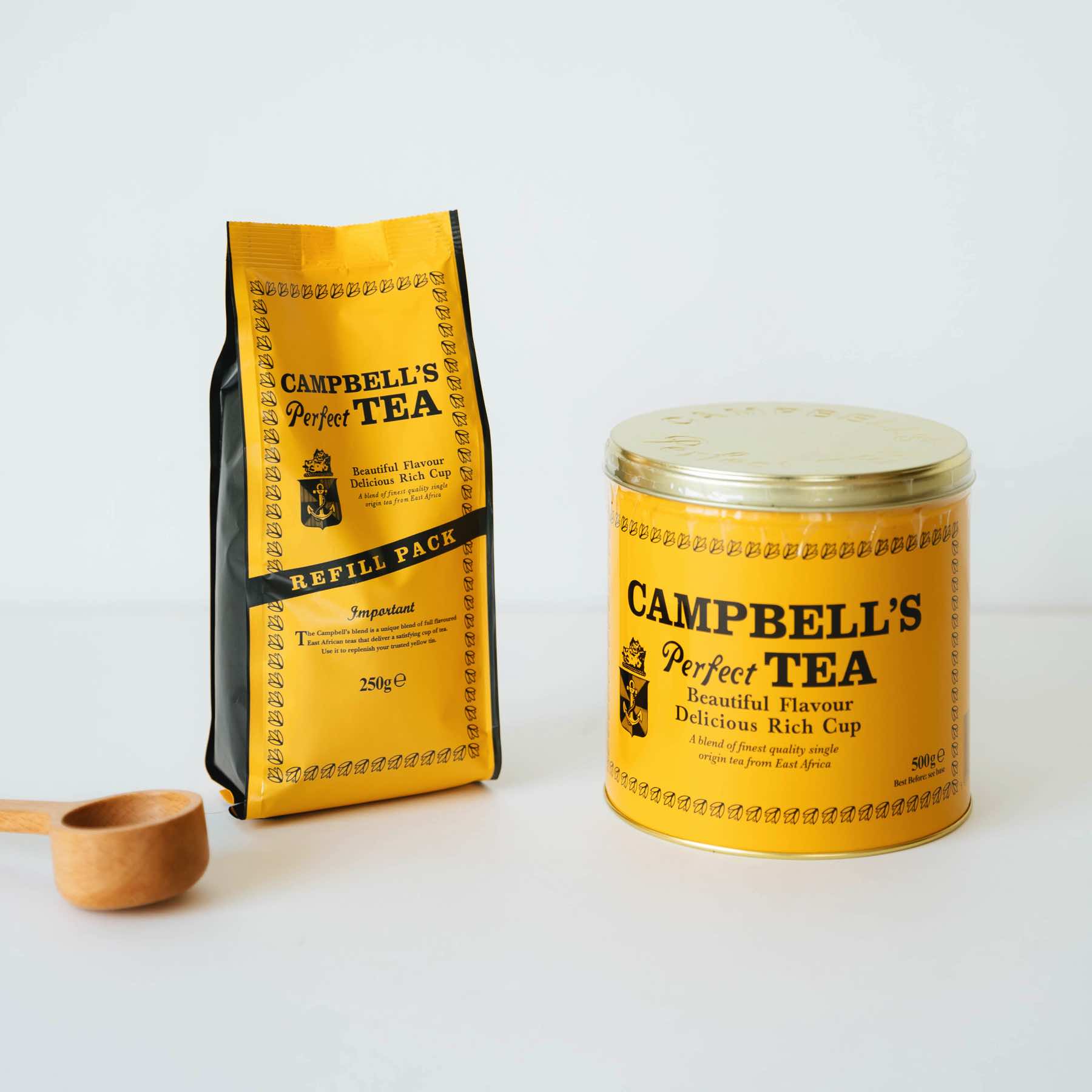 Campbell's Perfect Tea – Orné de Feuilles